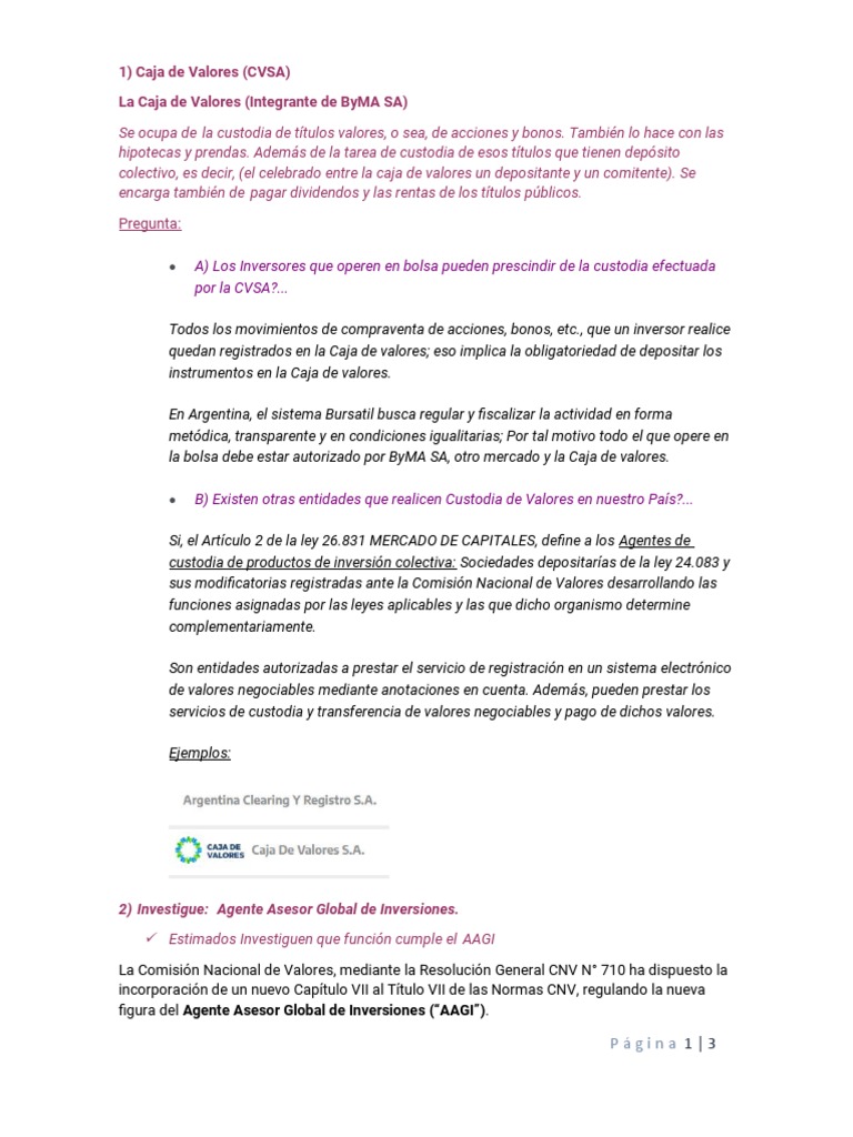 Actividad 1 Unidad 1 | PDF | Bolsa | Economias