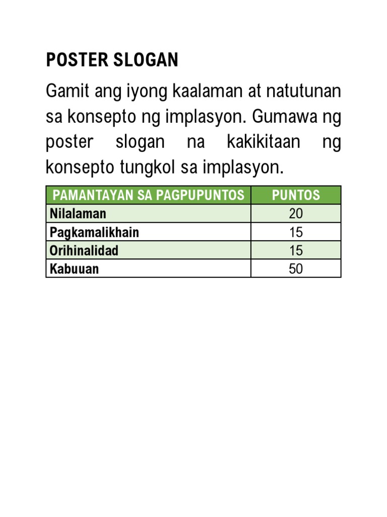 Poster Slogan PDF | PDF