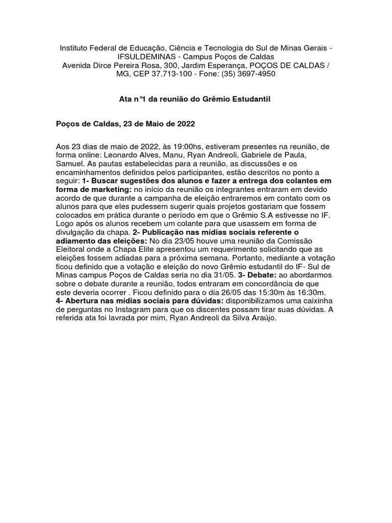 Documento (1) Ataif | PDF