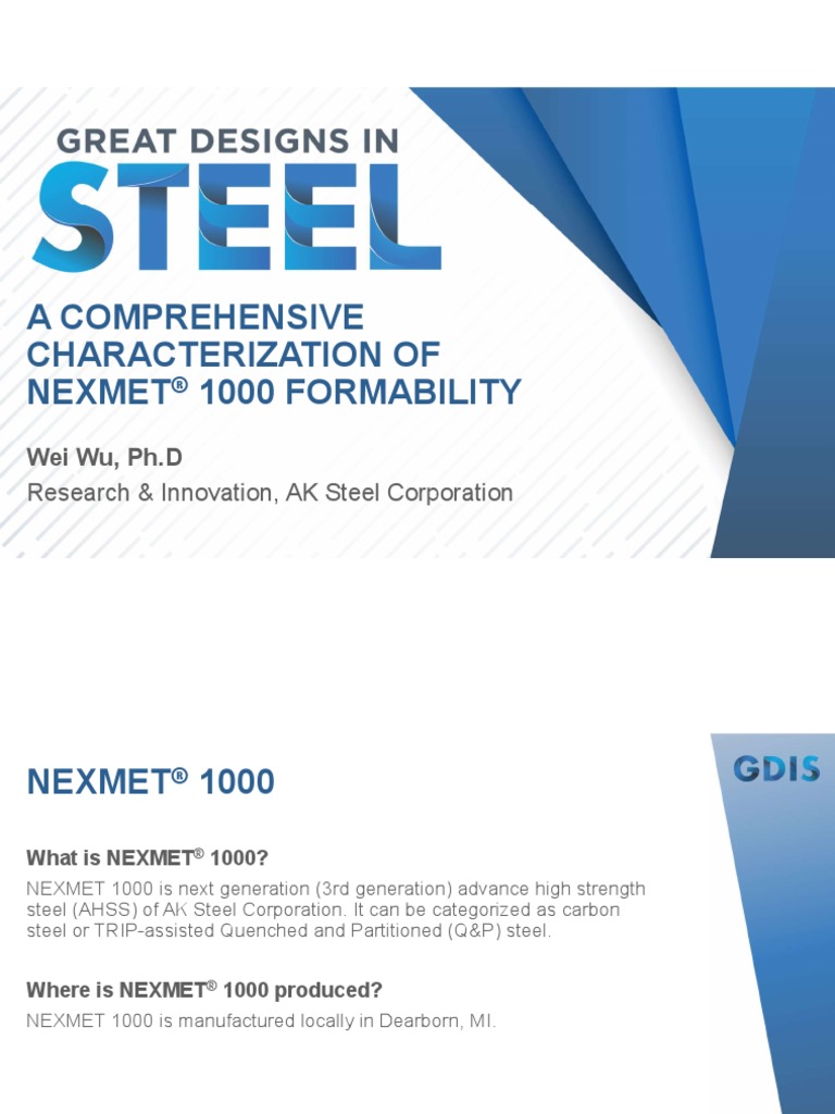 02 Track 2 - Wu 0 A Comprehensive Characterization of NEXMET 1000 ...