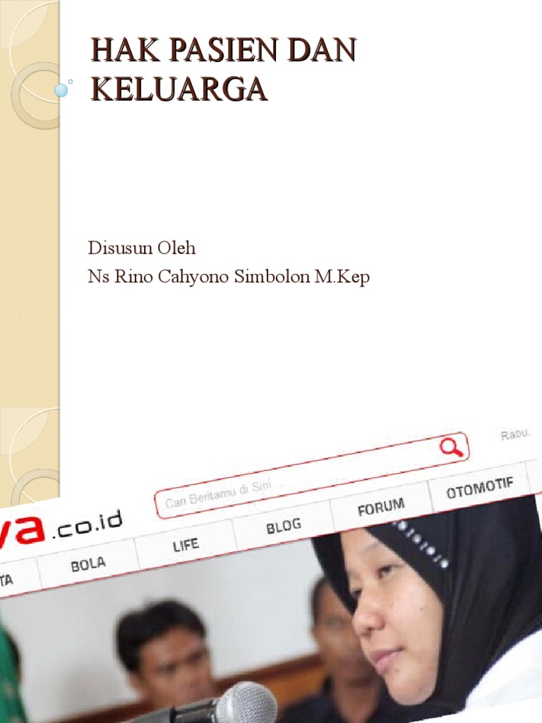 HAK PASIEN DAN KELUARGA PPT | PDF