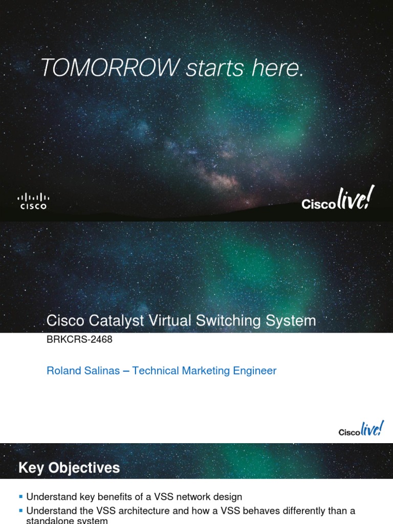 BRKCRS-2468 Cisco Catalyst Virtual Switching System | PDF | Data ...
