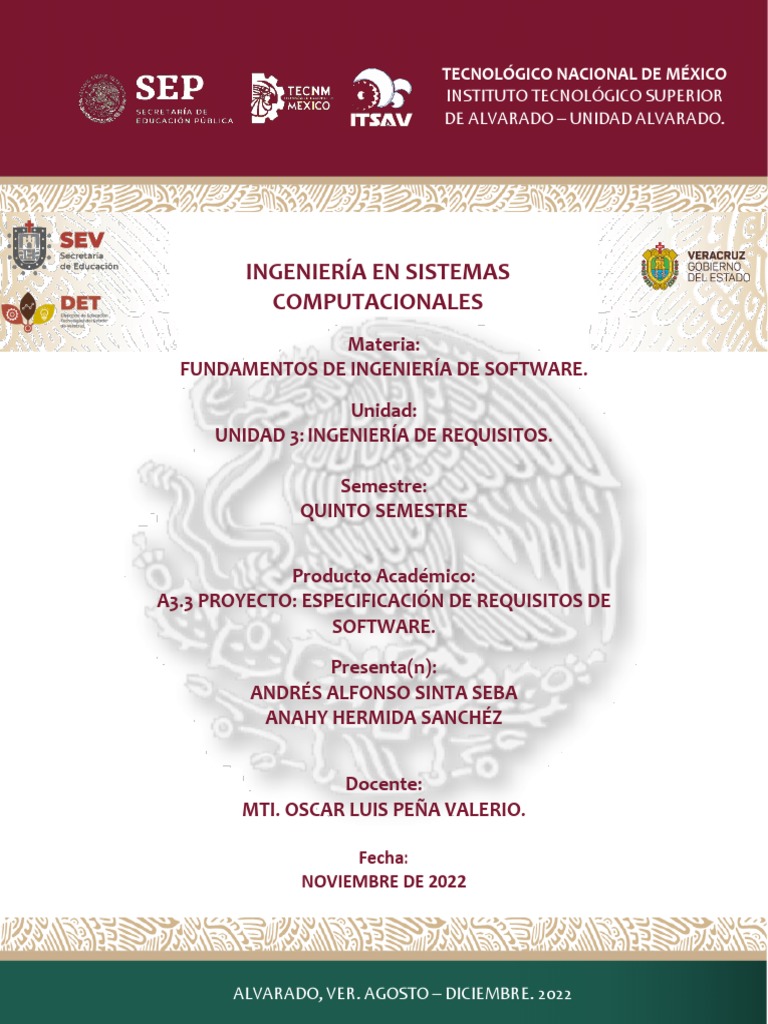 Plantilla ERS IEEE STD 830-1998 PDF | PDF | Software | Ingeniería de ...