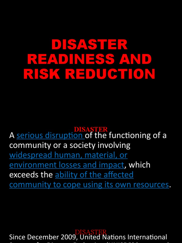Disaster Readiness and Risk Reduction Guide | PDF | Natural Disasters ...