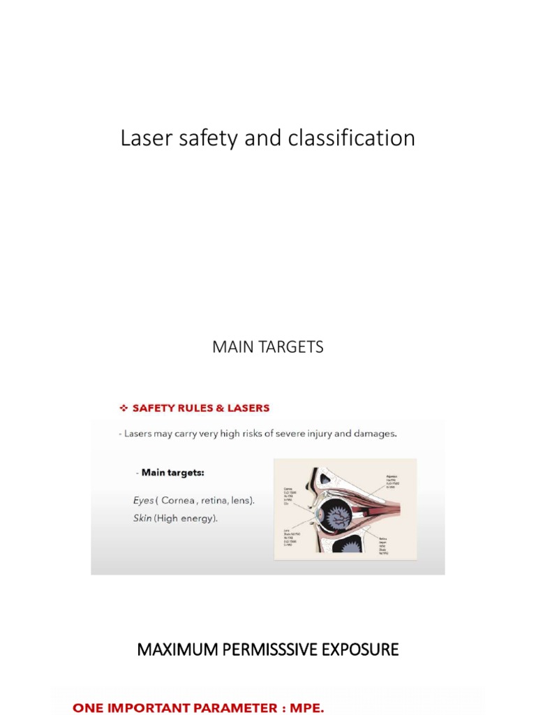 Laser safety classification and eye protection | PDF | Materials ...