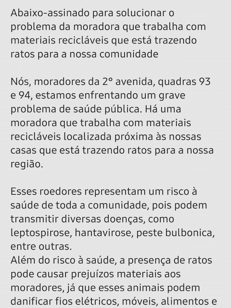 Abaixo Assinado PDF | PDF Abaixo Assinado PDF | PDF