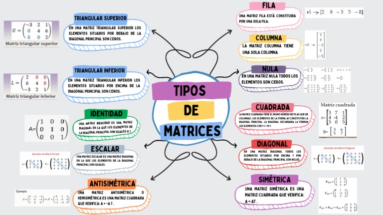 ACT 1. Álgebra Lineal - Mapa Conceptual | PDF | Matriz (Matemáticas ...