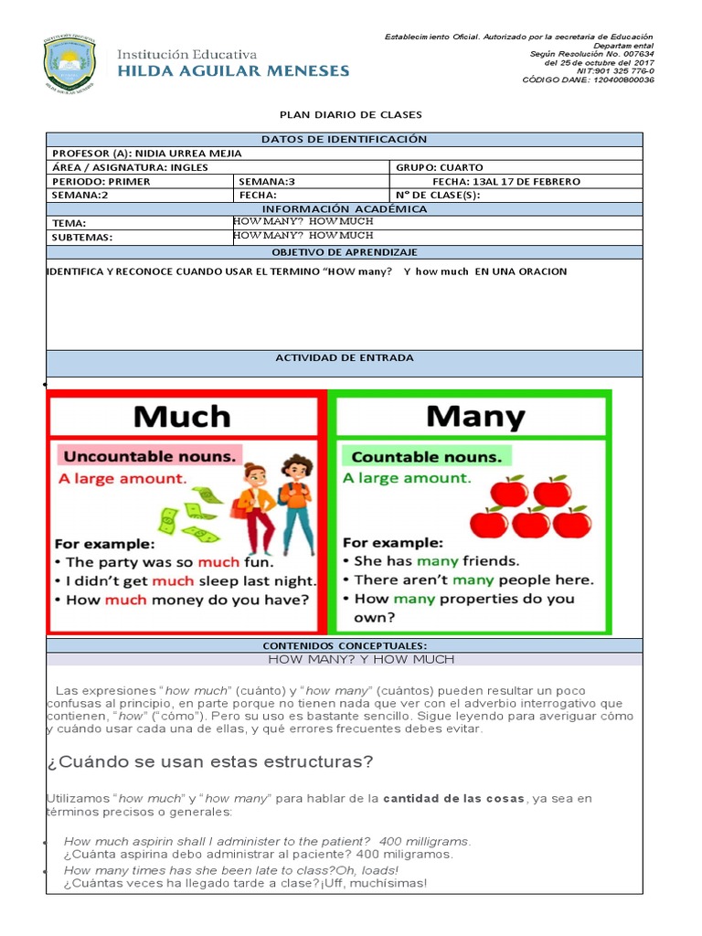 Plan de Ingles de Cuarto 2 | PDF | Aprendizaje | Modificación de comportamiento