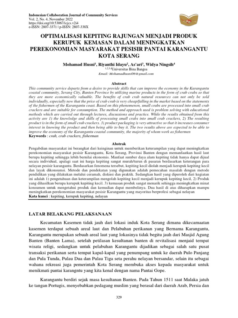 97-Article Text-231-1-10-20221107 | PDF | Indonesia