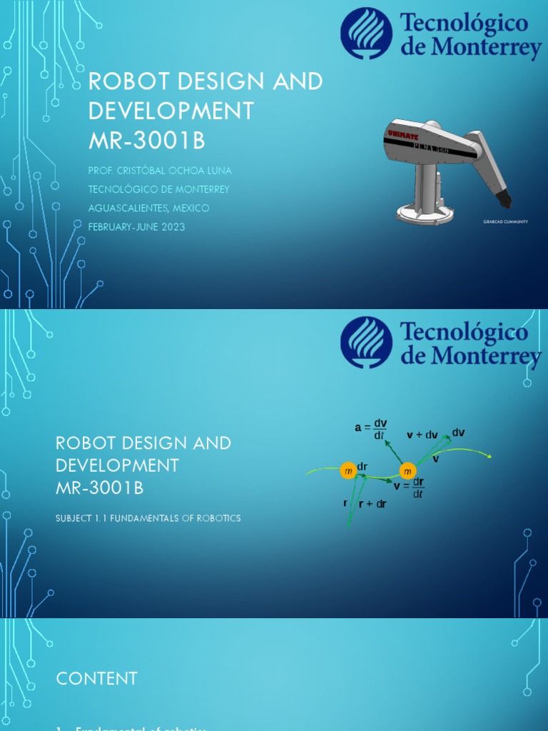 Fundamentals of Robotics - ANNEX PDF | PDF | Matrix (Mathematics ...