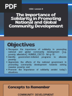 CESC Lesson 5 - Community Action | PDF | Community | Citizenship