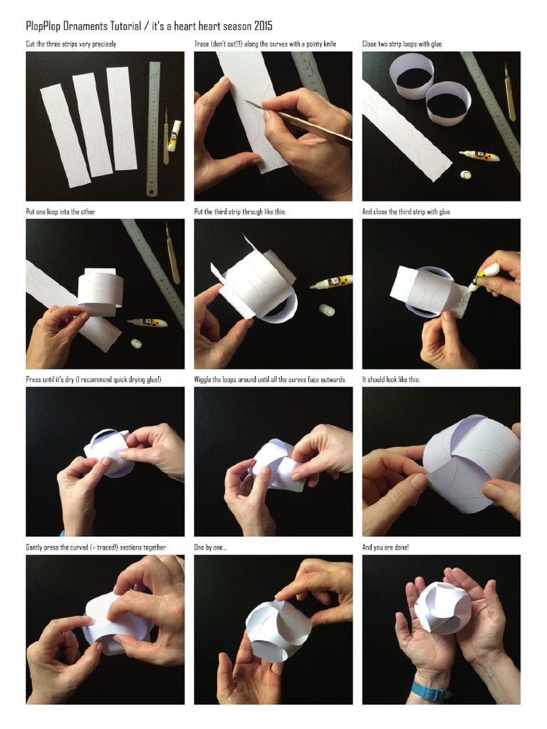 Plop Plop Ornament Tutorial | PDF