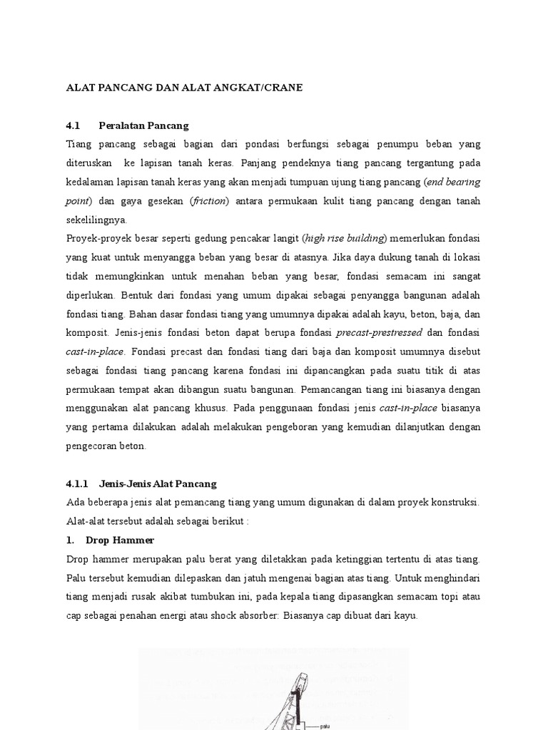 Jenis Alat Pancang dan Fungsinya | PDF | Sains & Matematika | Teknologi ...