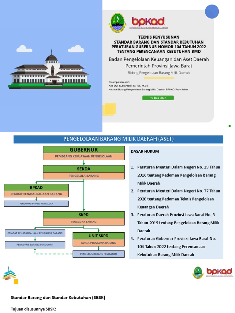(Paparan 2) Teknis Penyusunan SBSK | PDF
