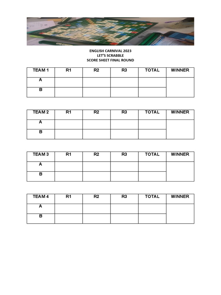 English Carnival Form 1 | PDF