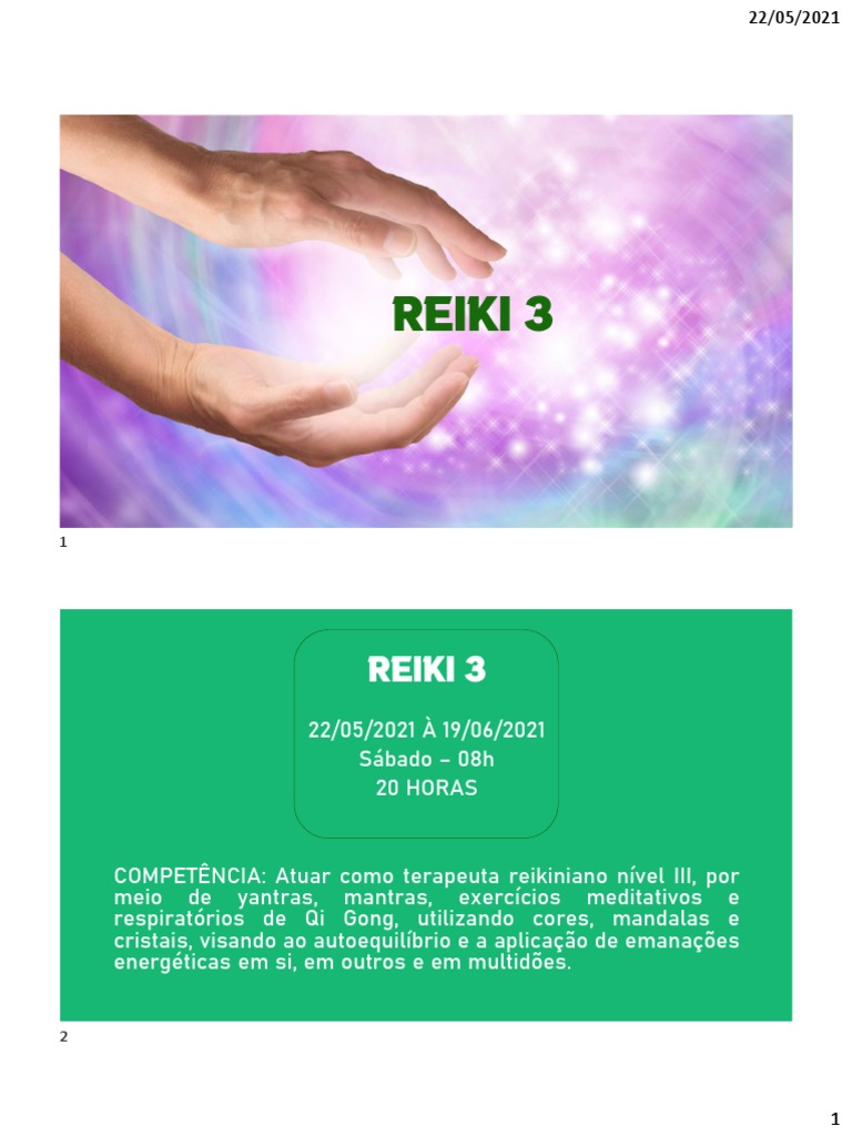 Curso de Reiki Nível III: Terapias e Técnicas | PDF | Reiki
