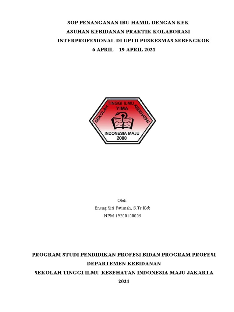 Sop Fixxxx Stase 5 (Bumil Kek) | PDF