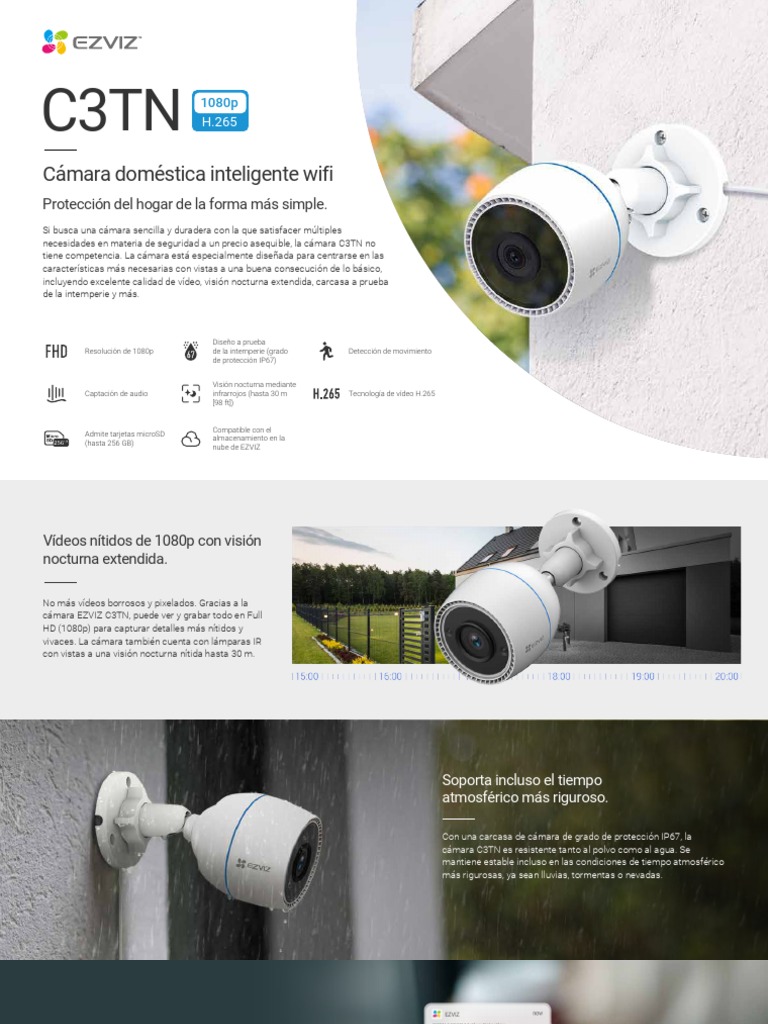 c3tn 2mp BW Datasheet Es | PDF | Ieee 802.11 | Ingeniería Informática