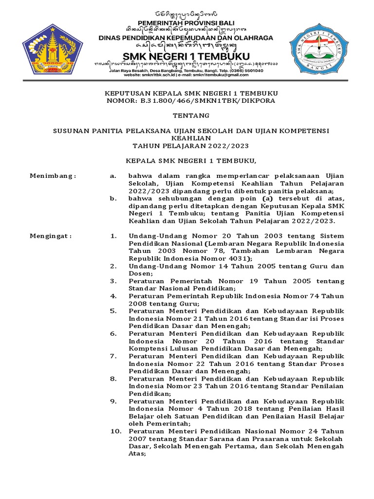 SK US Dan UKK 2023 | PDF