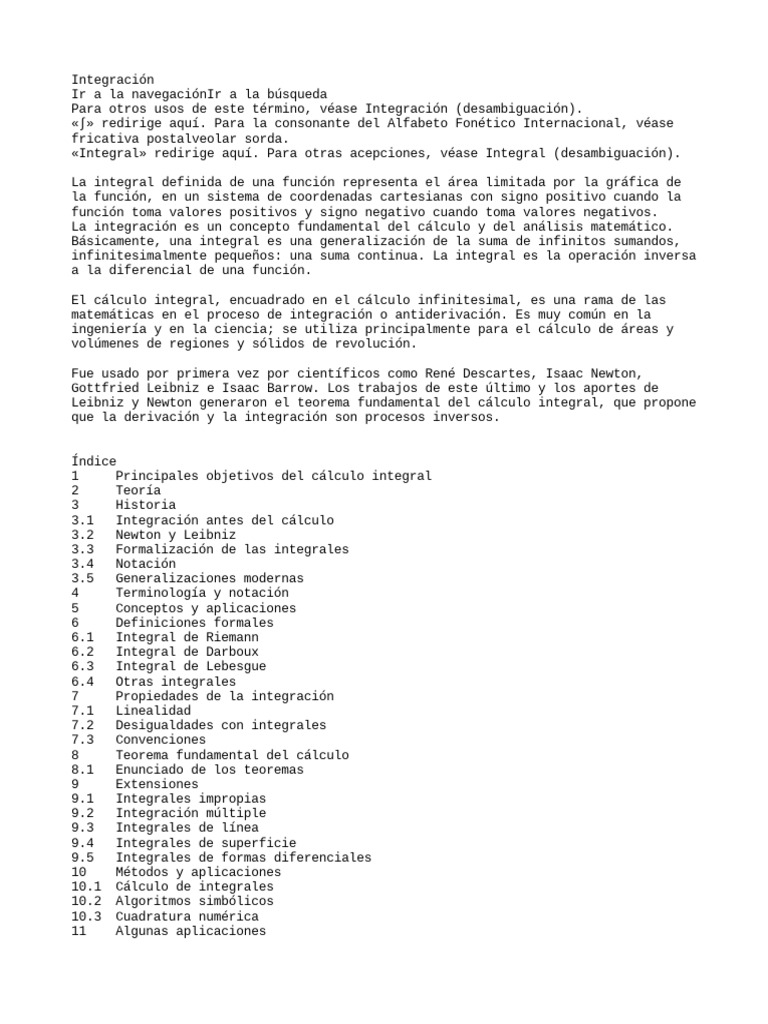 Ross TX | PDF | Integral | Cálculo