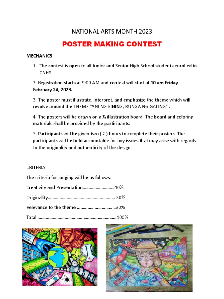 National Arts Month 2023 | PDF