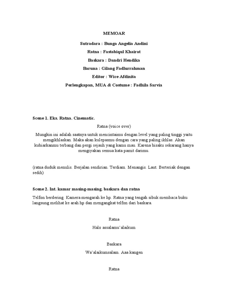 Memoar - Audio Visual Kelompok 2 | PDF