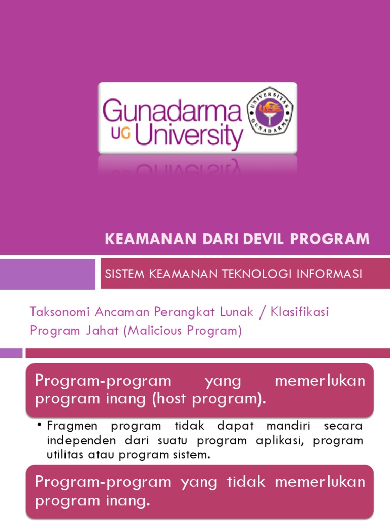 P6 - Keamanan Dari Devil Program PDF | PDF