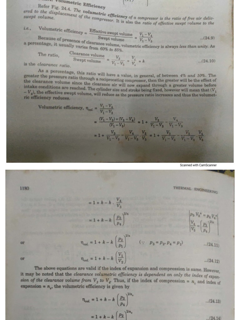 Volumetric Efficiency PDF | PDF
