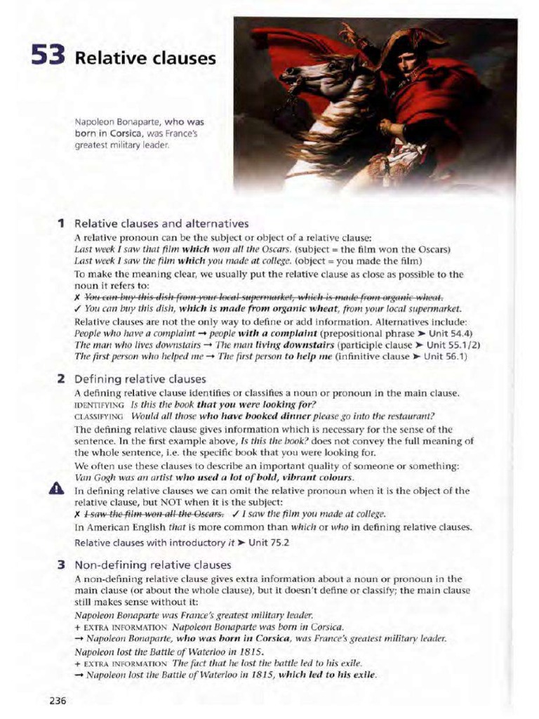 Relative Clauses | PDF