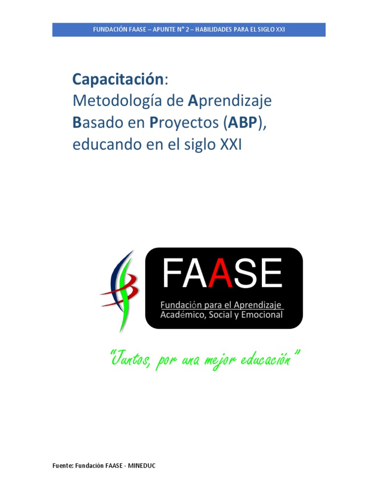 Fundación FAASE-Apunte #2 - Habilidades para El Siglo XXI | PDF ...