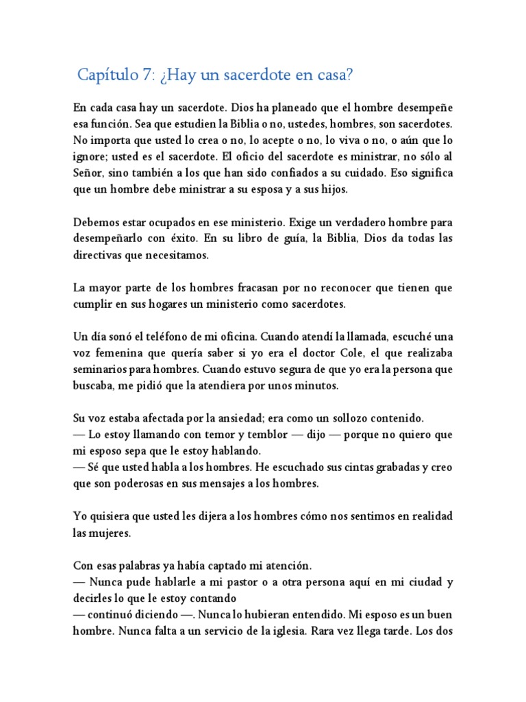 HOMBRÍA AL MÁXIMO - Cap 7 PDF | PDF | Oración | Amor