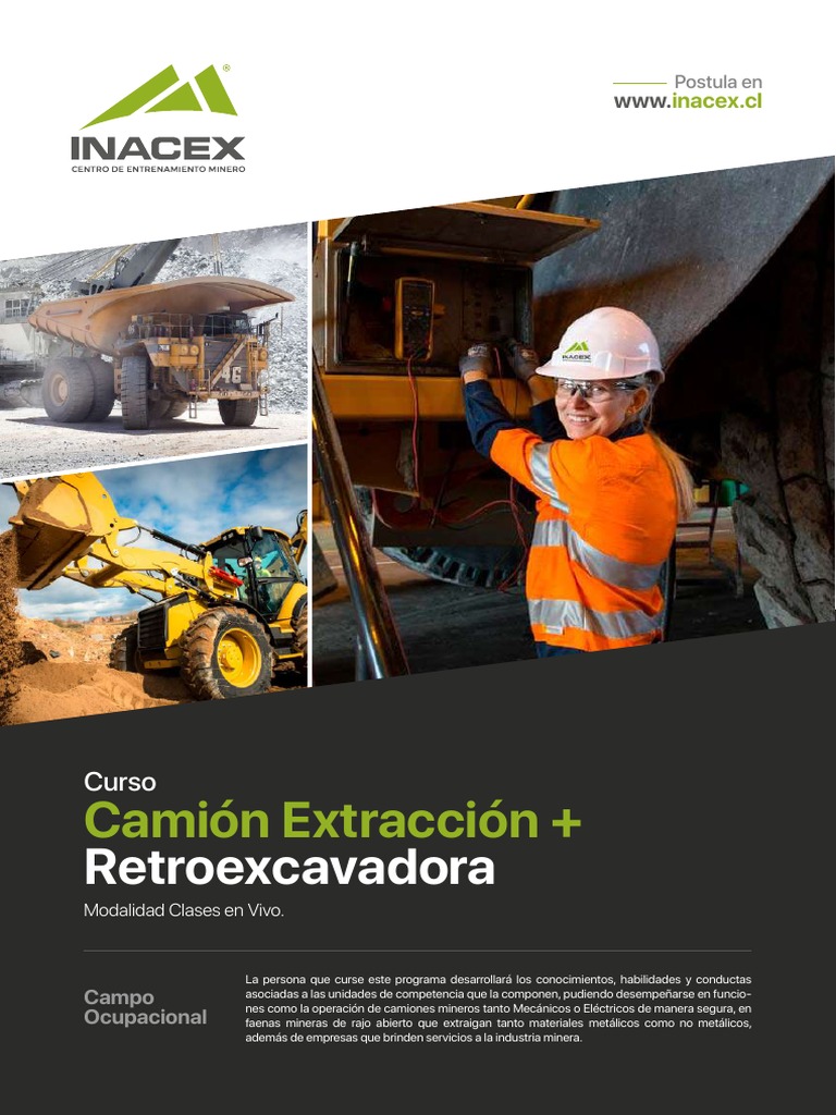 BROCHURE-CAEX_RETROEXCAVADORA__v2 (1) | PDF | Minería | Máquina elevadora