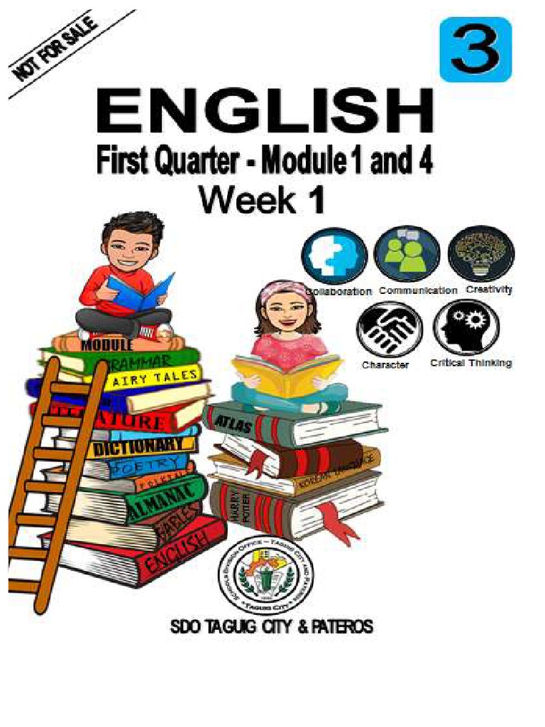 Eng3 Quarter 1 Module 1and 4 Vfinal Pdf Sentence Linguistics