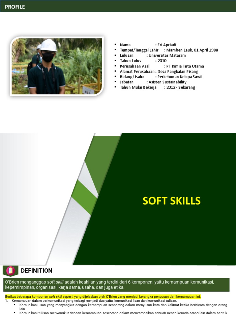 Soft Skill | PDF | Karier & Perkembangan