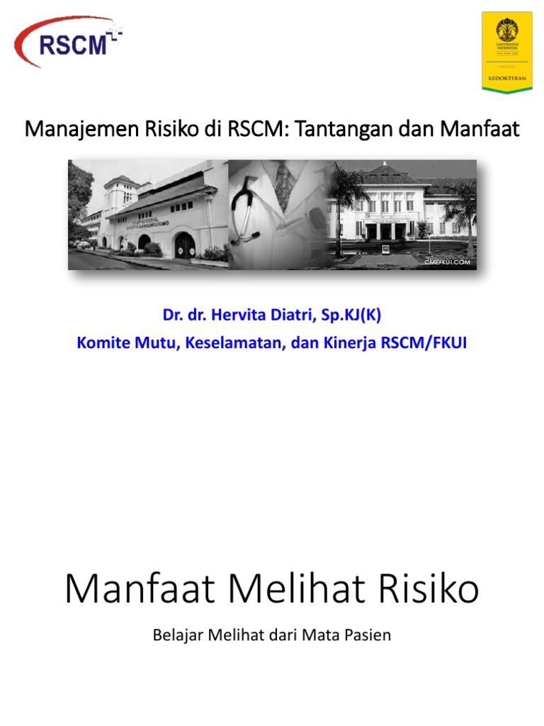Manajemen Risiko di RSCM | PDF
