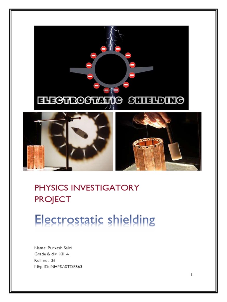 Electrostatic Shielding Pdf Electrostatics Electric Charge
