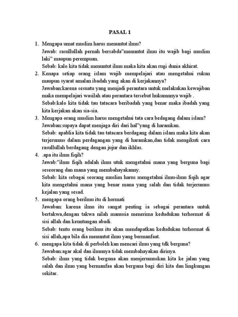 Tugas Ta'lim Elin | PDF