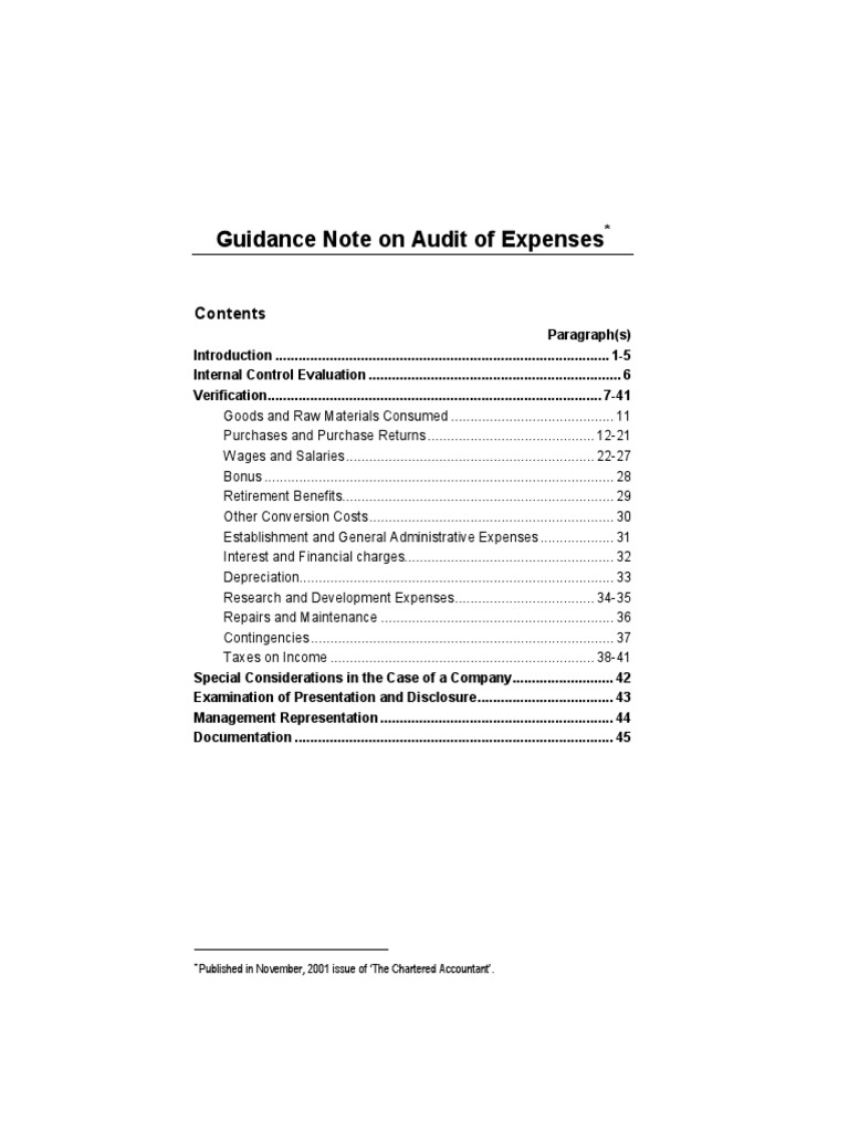 Audit of Expenses | PDF | Financial Audit | Audit
