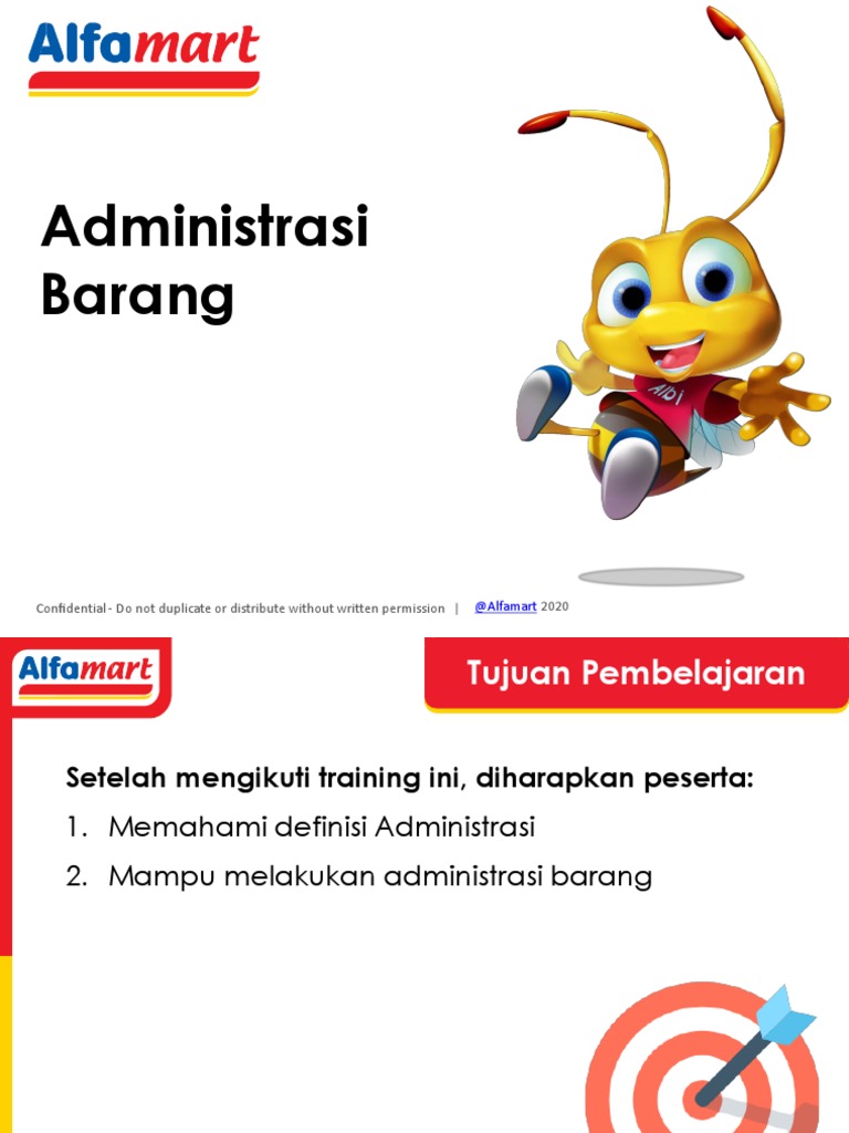 Administrasi Barang di Alfamart | PDF