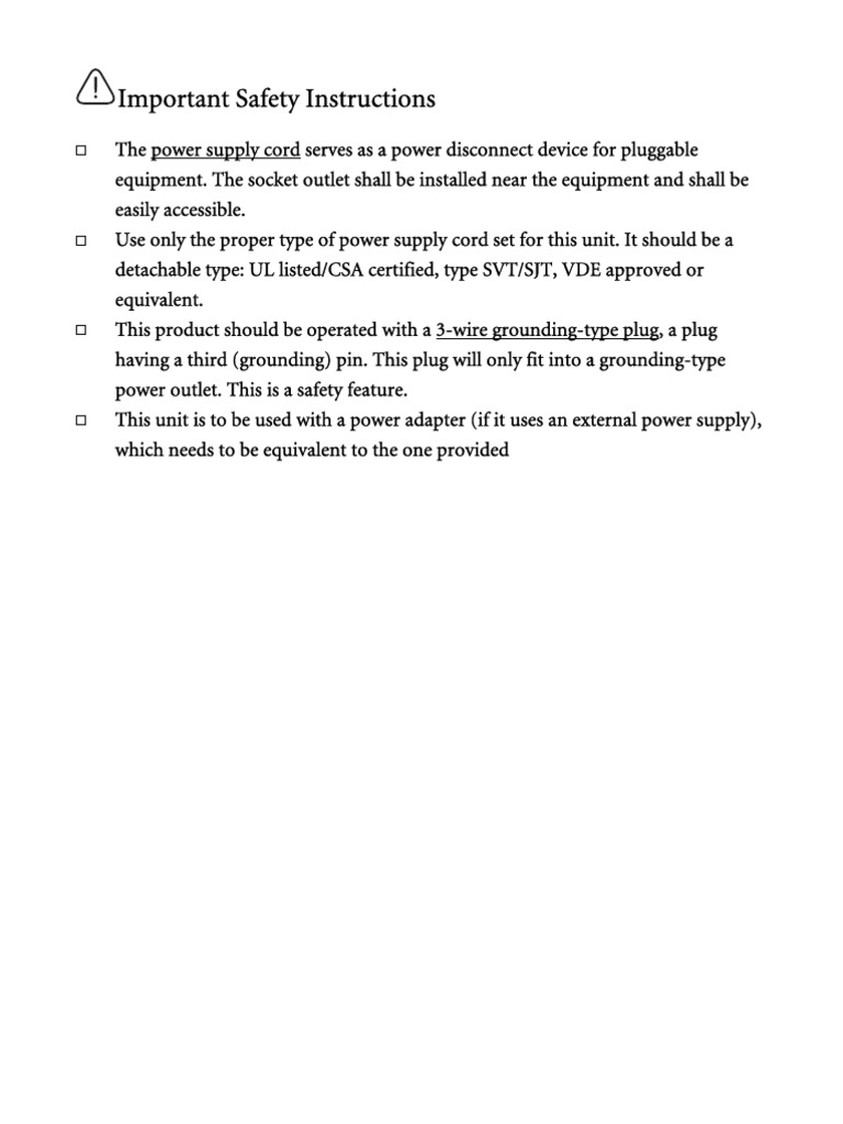 Essential Power Supply Safety Guidelines | PDF | Technology & Engineering