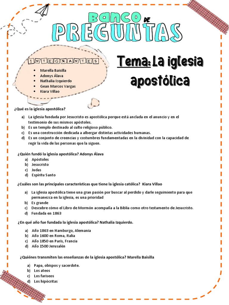 Banco de Pregunta | PDF