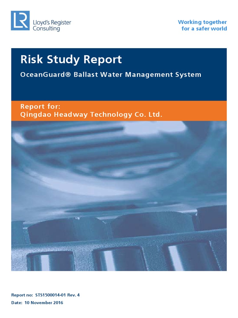 STS1500014-001 Rev 4 HAZID Report For OceanGuard BWMS Complete | PDF ...