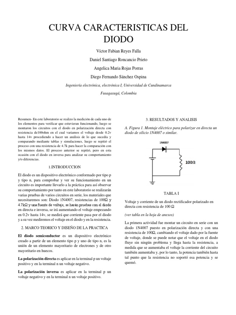 Diodo Semiconductor | PDF | Diodo | Semiconductores