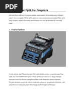 Alat Alat Fiber Optic Beserta Fungsinya | PDF