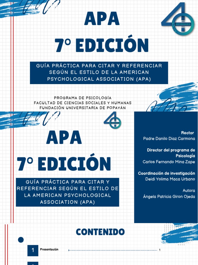 Guía Normas APA 7° Edición | PDF | Estilo apa | Plagio