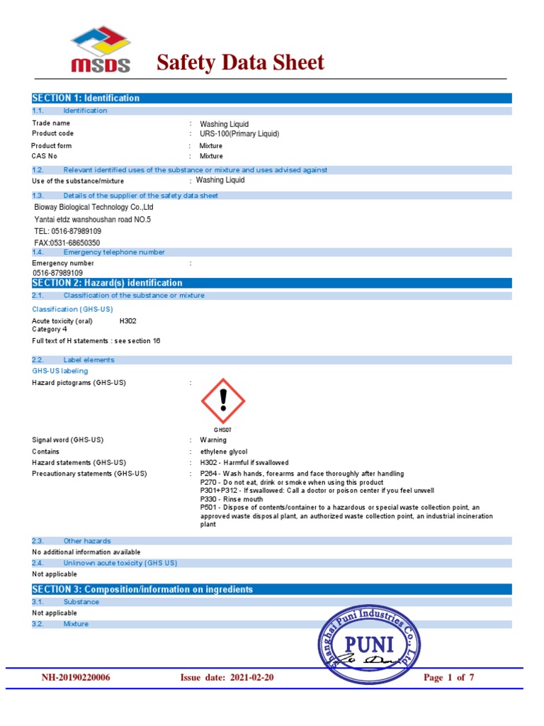 Safety Guide for Chemical Handlers | PDF | Dangerous Goods | Toxicity
