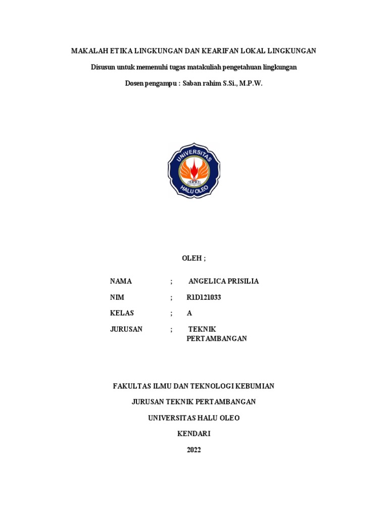 R1D121033 - Angelica Prisilia - Kelas A | PDF | Sains & Matematika