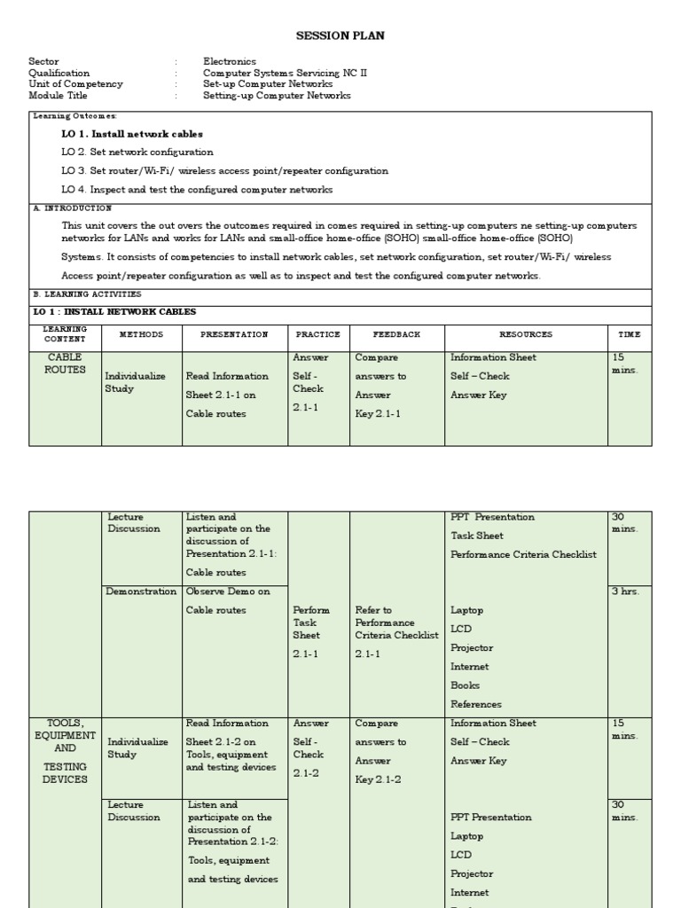 A - Session | PDF | Computer Network | Local Area Network