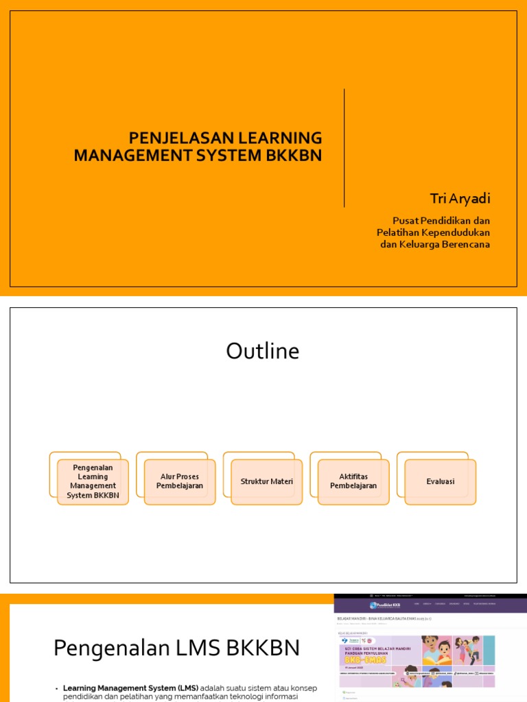 Penjelasan LMS Belajar Mandiri BKB EMAS | PDF