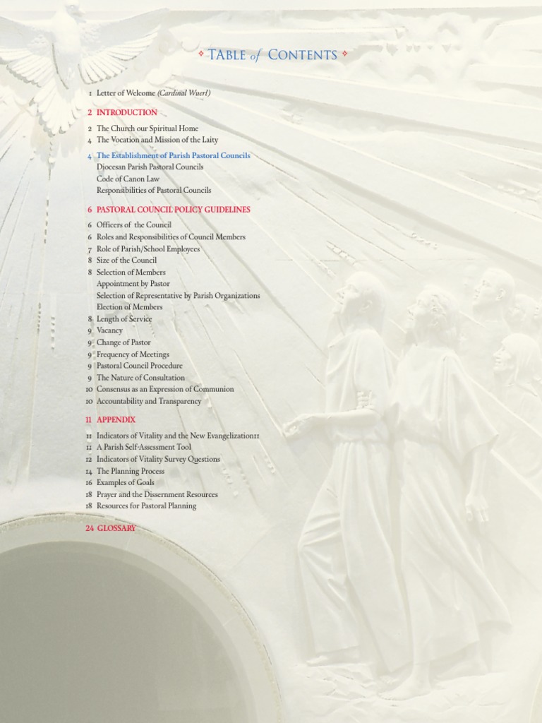 Guidelines For Parish Pastoral Councils 2013 | PDF | Catholic Church ...